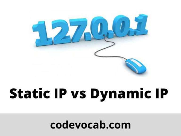 IP Address: Static IP vs Dynamic IP - CodeVocab